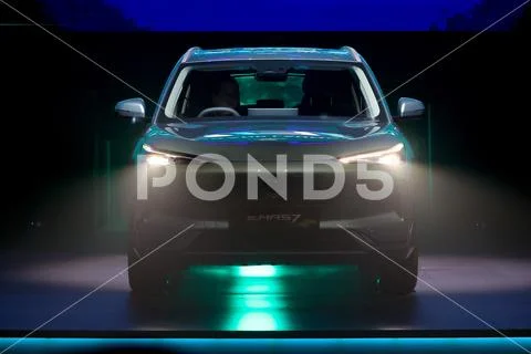 The launching ceremony of the first Malaysian electric car, Proton EMas ...