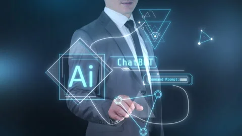 Launching the work of artificial intelli... | Stock Video | Pond5