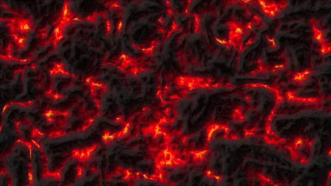 Lava Magma animation loop background 4K | Stock Video | Pond5