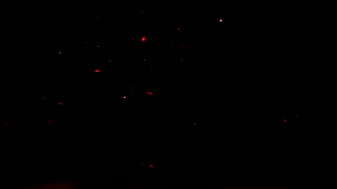 Lava Particles And Dust On A Black Backg... | Stock Video | Pond5