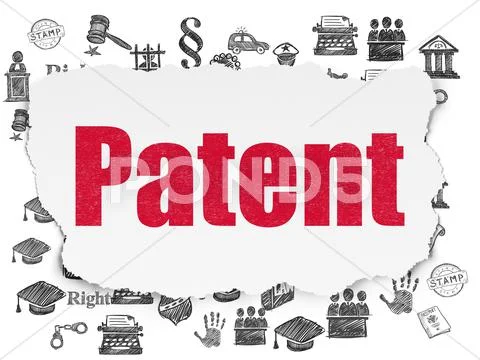 Law concept: Patent on Torn Paper background: Royalty Free #69082166