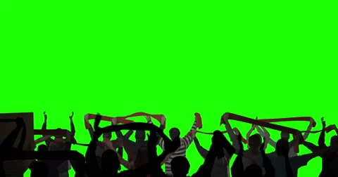 Stadium Crowd Green Screen Stock Video Footage | Royalty Free Stadium ...