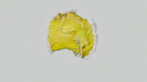 Detailed Map Of Australia Stock Videos – Royalty-Free HD & 4K Videos