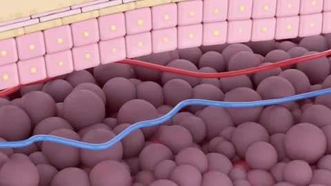 Layers of skin cells. skin tone. Skin ba... | Stock Video | Pond5