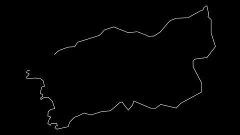 Layou parish map of Saint Vincent and th... | Stock Video | Pond5