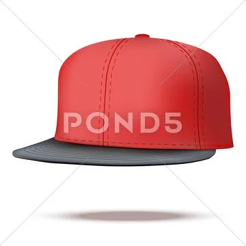 Layout of Male color rap cap.: Graphic #53859589