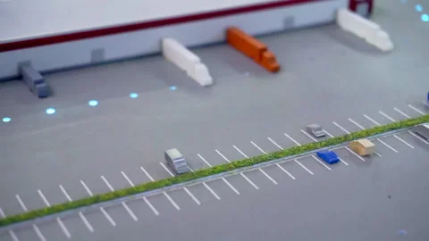 layout of a modern commercial and indust... | Stock Video | Pond5