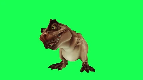 Lazy dinosaur cartoon character shaking ... | Stock Video | Pond5