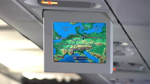 Airplane Monitor Stock Videos – Royalty-Free HD & 4K Videos
