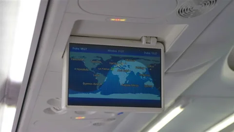 Airplane Monitor Stock Videos – Royalty-Free HD & 4K Videos