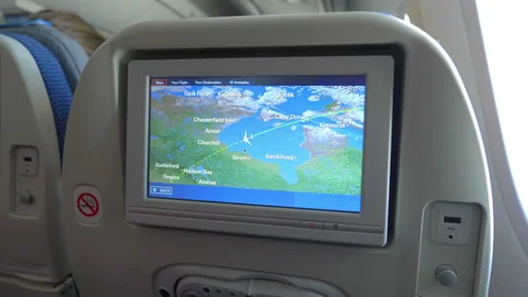 Airplane Monitor Stock Videos – Royalty-Free HD & 4K Videos