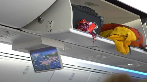 Airplane Monitor Stock Video Footage | Royalty Free Airplane Monitor ...