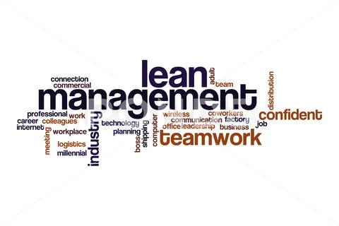 Lean management word cloud concept: Royalty Free #128139542