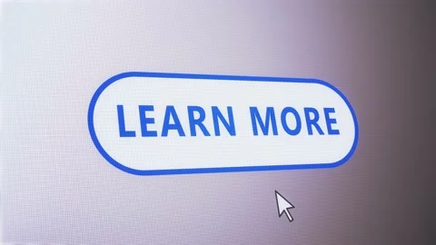 Learn more text button icon click mouse ... | Stock Video | Pond5