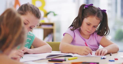 Girls Drawing Book Stock Videos – Royalty-Free HD & 4K Videos | Page 5