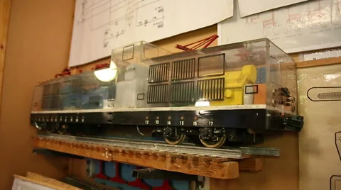 Learning the layout of the train. Visual... | Stock Video | Pond5