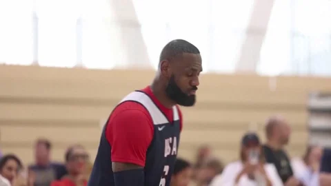 LeBron James makes history as first athl... | Stock Video | Pond5