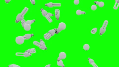 Light Bulb Idea Green Screen Stock Video Footage | Royalty Free Light ...