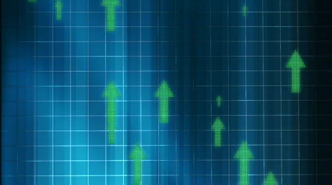 LED Looping Arrows Up Background | Stock Video | Pond5