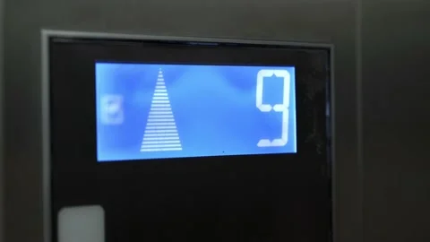 Elevator Numbers Going Up Stock Video Footage | Royalty Free Elevator ...