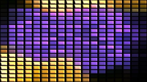 Led screen with party lights at night cl... | Stock Video | Pond5