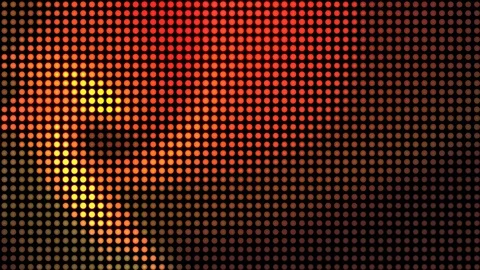 LED screen. Pixel pattern. Vide loop. | Stock Video | Pond5
