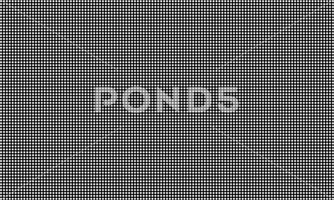 Led video wall screen, diode dot grid texture. Vector digital video ...