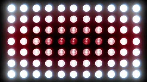 Led Wall Light 26 different transitions ... | Stock Video | Pond5