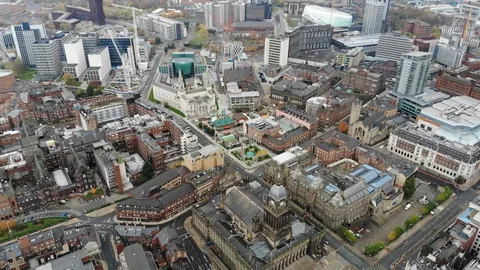 Leeds Aerial Stock Video Footage | Royalty Free Leeds Aerial Videos | Pond5
