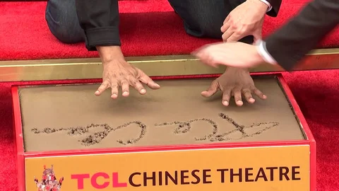 Legendary rapper Ice Cube honored with h... | Stock Video | Pond5