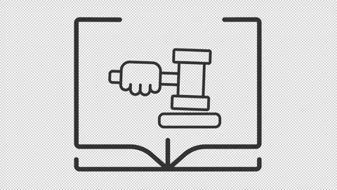 Legislation icon animation | Stock Video | Pond5