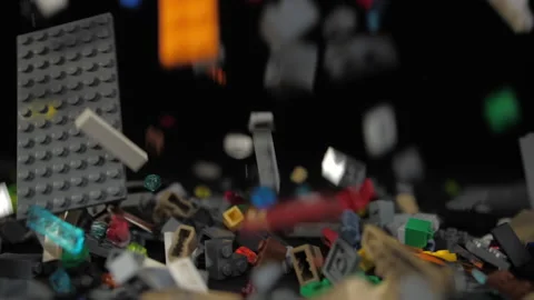 Falling Bricks Stock Footage ~ Royalty Free Stock Videos | Pond5