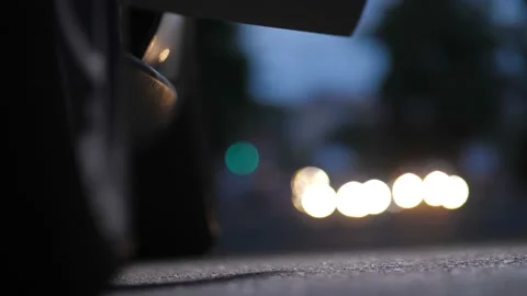 Legs in high heels stepping out of car a... | Stock Video | Pond5