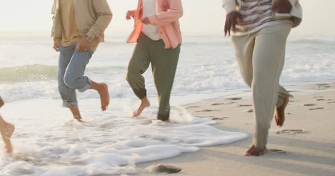 Legs, people and running for freedom at ... | Stock Video | Pond5