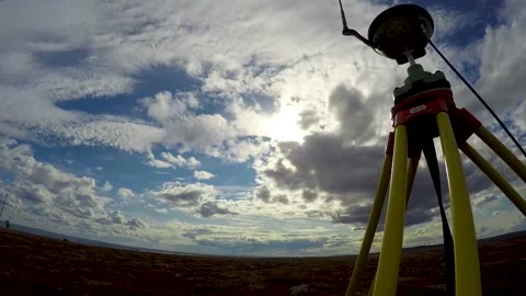 Leica GNSS (GPS) Base station in Baker L... | Stock Video | Pond5