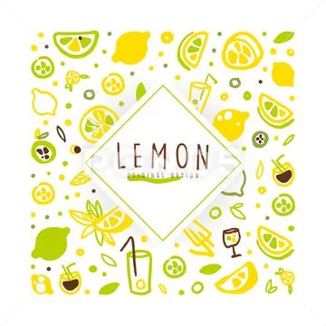 Lemon Banner Template Original Design, Freshly Lemonade and Refreshing ...