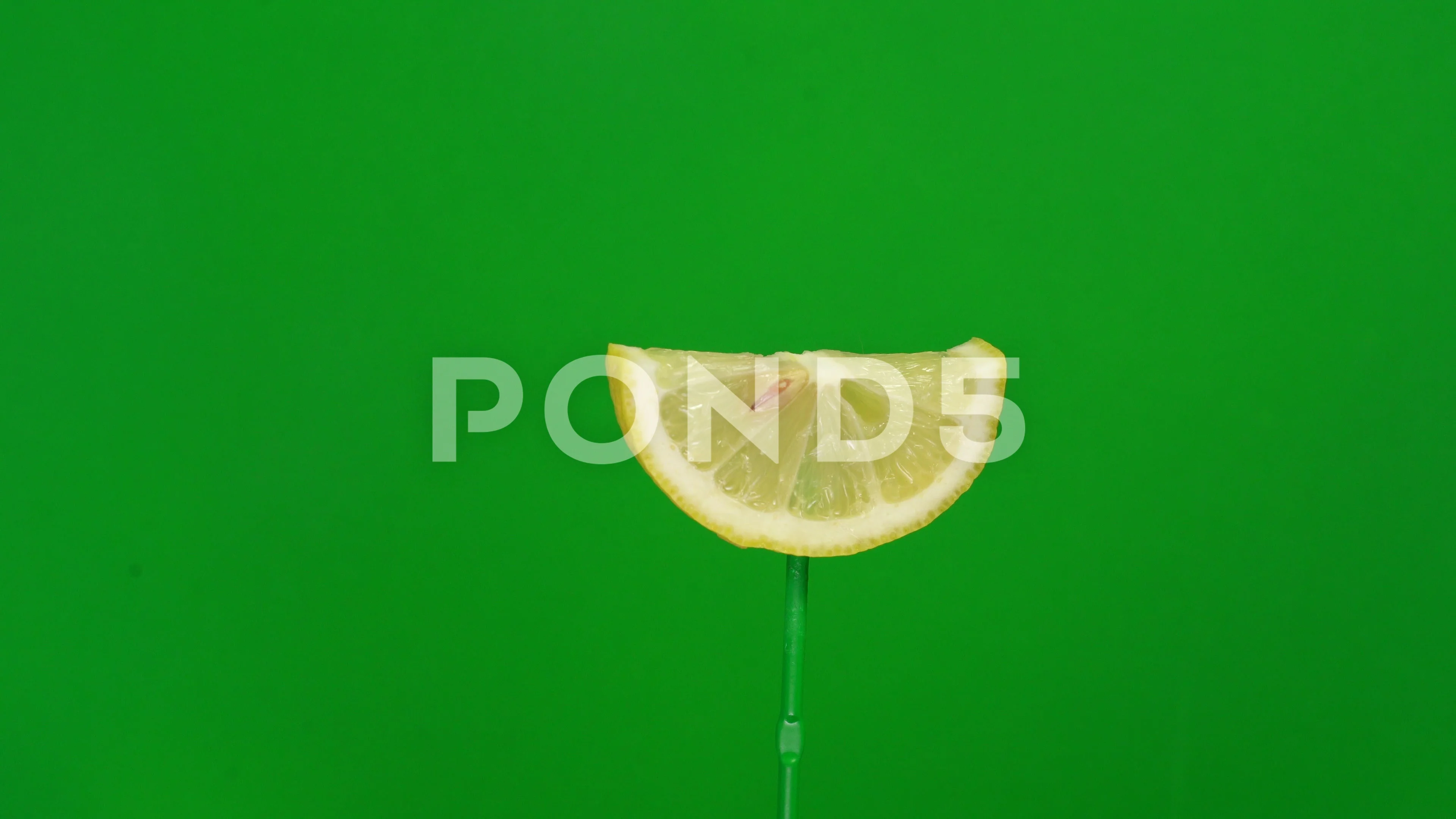 Green Lemon Slice Hd