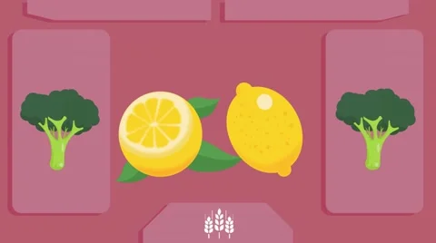 Lemon - Vector Graphics - Food Animatio... | Stock Video | Pond5