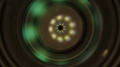 Lens and aperture inside the lens, camer... | Stock Video | Pond5