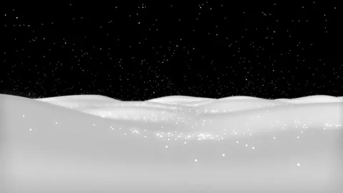 Lens Distortion Snow, falling snow isola... | Stock Video | Pond5