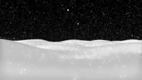 Lens Distortion Snow, falling snow isola... | Stock Video | Pond5