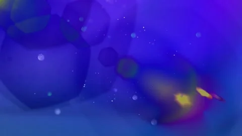 Lens flare and particles on saturated gr... | Stock Video | Pond5