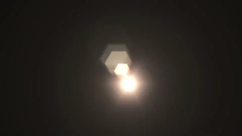 Lens Flare Distorted Hex Six Sided Hexag... | Stock Video | Pond5