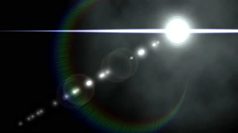 Lens flare with dust motion animation ba... | Stock Video | Pond5