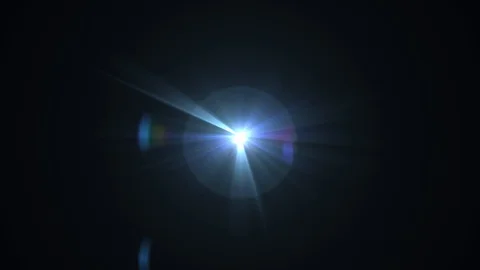 Lens flare element against black backdro... | Stock Video | Pond5