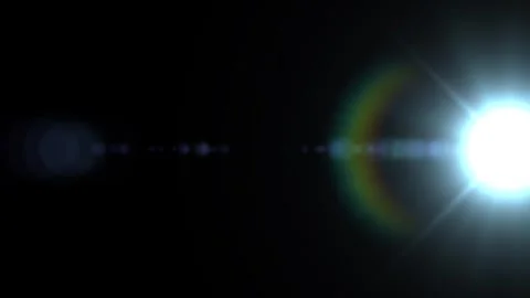 Lens flare, Optical lens flare effect, o... | Stock Video | Pond5