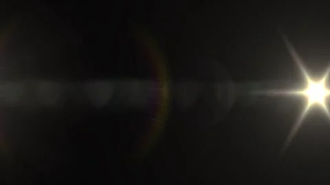 Lens flare, Optical lens flare effect, o... | Stock Video | Pond5