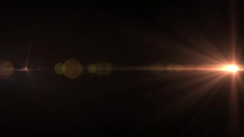 Lens flare, Optical lens flare effect, o... | Stock Video | Pond5