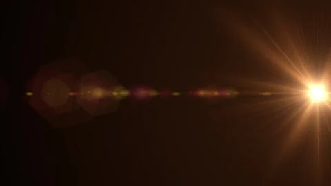 Lens flare, Optical lens flare effect, o... | Stock Video | Pond5