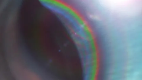 Lens flare prism light effect. Shining h... | Stock Video | Pond5